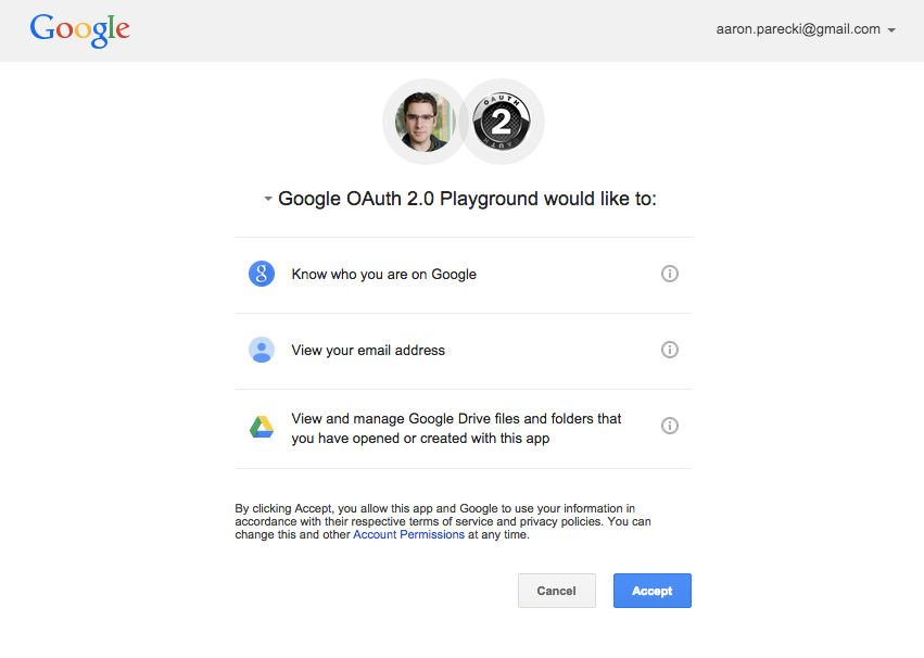 User Interface - OAuth 2.0 Simplified User Interface - OAuth 2.0 Simplified
